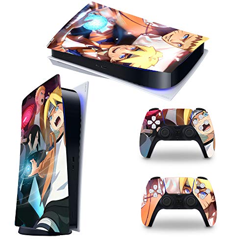 Leaf Ninja - PS5 Digital Edition Skin Console and 2 Controller, Vinyl Decal Sticker Full Cover Protective