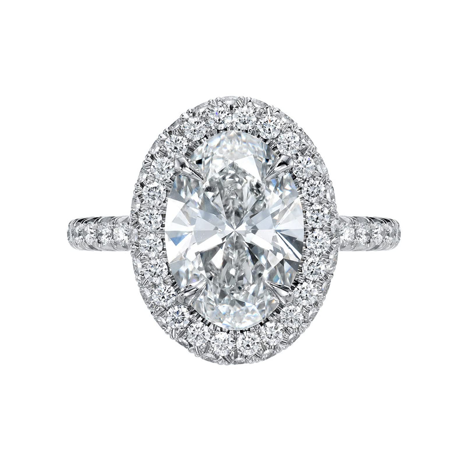 Oval Diamond Ring for Women, The Star Gazing Ring, Shaped Ring,Inlaid Zircon Female Engagement &Wedding, 9