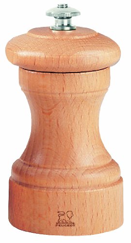 Peugeot 800-1 Bistro 4-Inch Pepper Mill, Natural, 3,94in, White