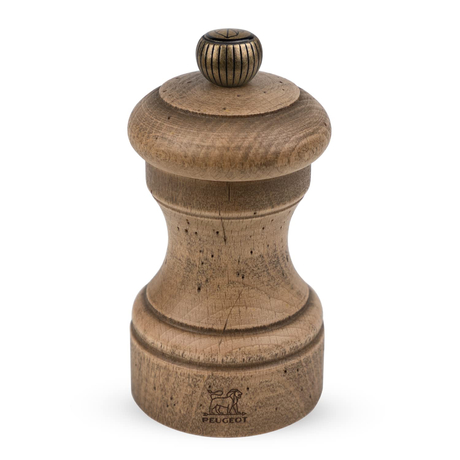 Peugeot Bistro Antique gift box, Distressed Beechwood 4 inch Salt Mill
