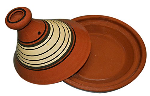 Moroccan Cooking Tagine Glazed X-Large 13 Inches in Diameter Authentic Food