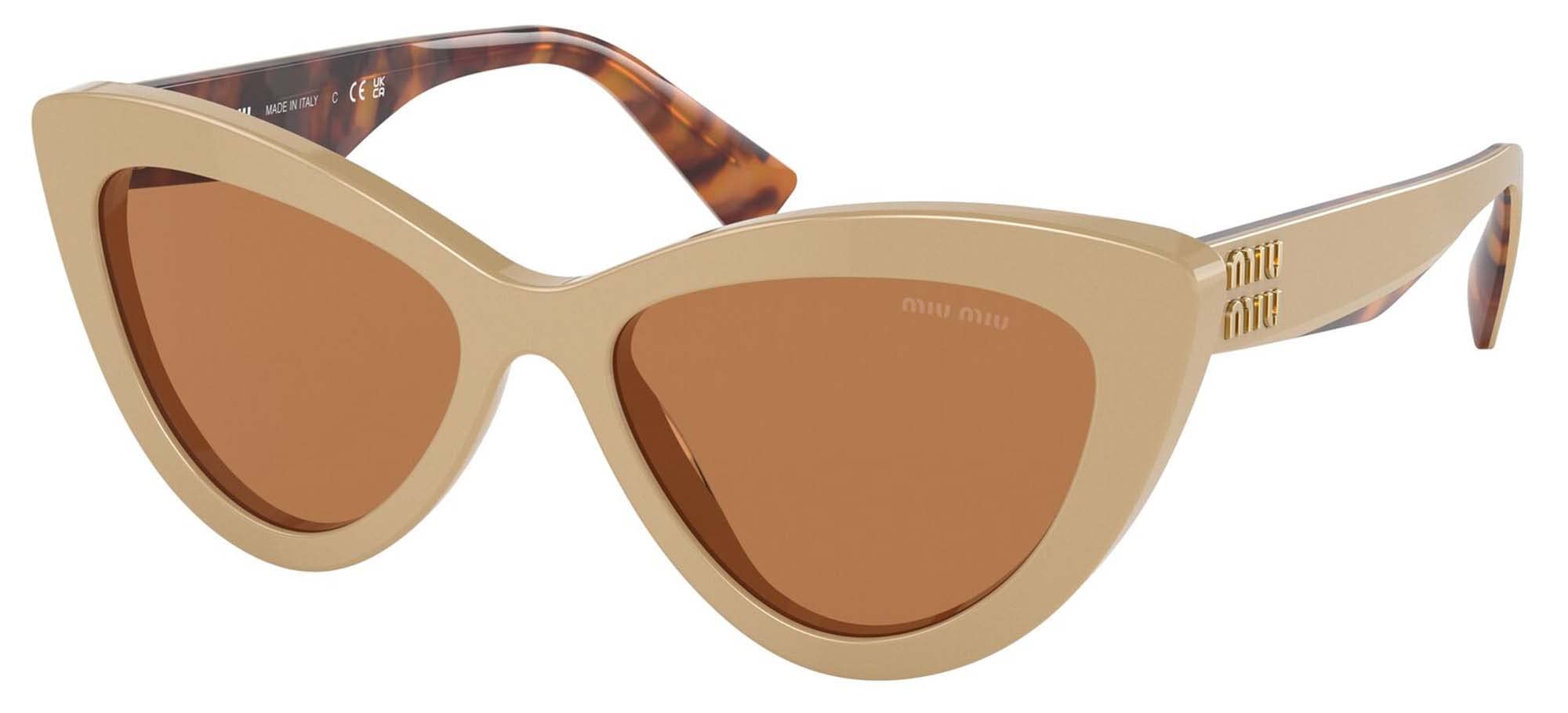 Miu Miu SMU 04YS Beige/Brown 54/17/145 women Sunglasses
