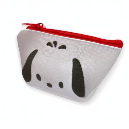 Sanrio Pochacco Face Boat Type Cosmetics Small Pouch Bag 4.3 in (W) Γ 3 in (H) Γ 2 in (D)