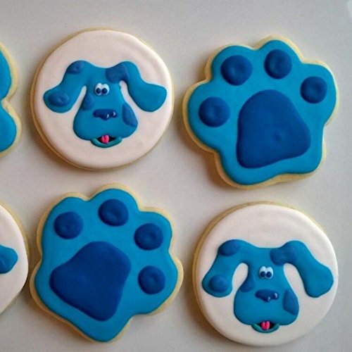Puppy Dog Paw and Bone Shaped Cookie Cutter, Stainless Steel Biscuit/Fondant Molds Homemade Baking Tools by EORTA for Kids, Party, Dishwasher Safe, Set of 5