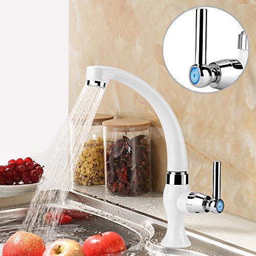 Plastic Tap,Bathroom Kitchen Sink Faucet ABS Plastic Single Handle Bar Faucet Cold Water Faucet Water Tap for Kitchen Sink Bathroom Basin Bathtub Mop Pool G1/2(Straight Handle)