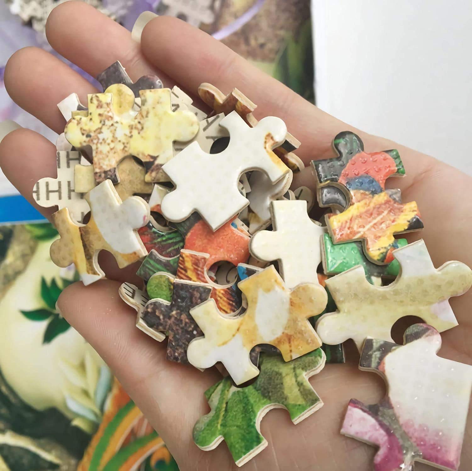 Puzzles for Adults 500 Piece，Jigsaw Puzzle，Easter Bunny and Eggs Puzzle,Wooden Puzzle,Christmas Puzzle and Easter Jigsaw Puzzle, (Easter Bunny and Eggs, 500 Piece)