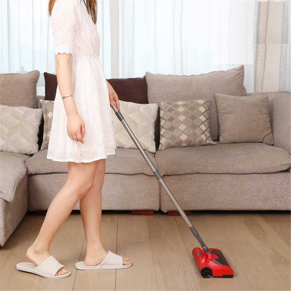 LINKPAL INNOSOIL Stick Lightweight Cordless Hard Floor Sweeper with Microfiber Floor Mop, for Dry and Wet Floor, 2000mAh Rechargeable Lithium Ion Battery, Swivel Handheld Upright