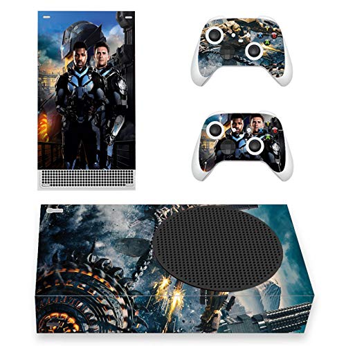 Super War Movie Game Console Series S Console and Controller Skin Set, Skin Wrap Decal Kit