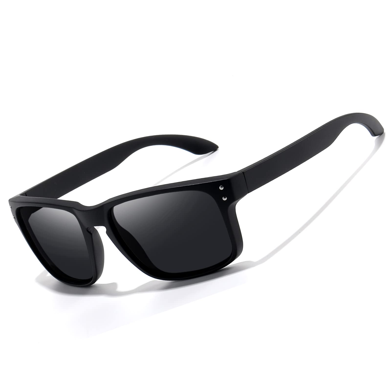 Polarized Sunglasses Men Womens - Retro Square Sun Glasses for Fishing Driving UV Protection