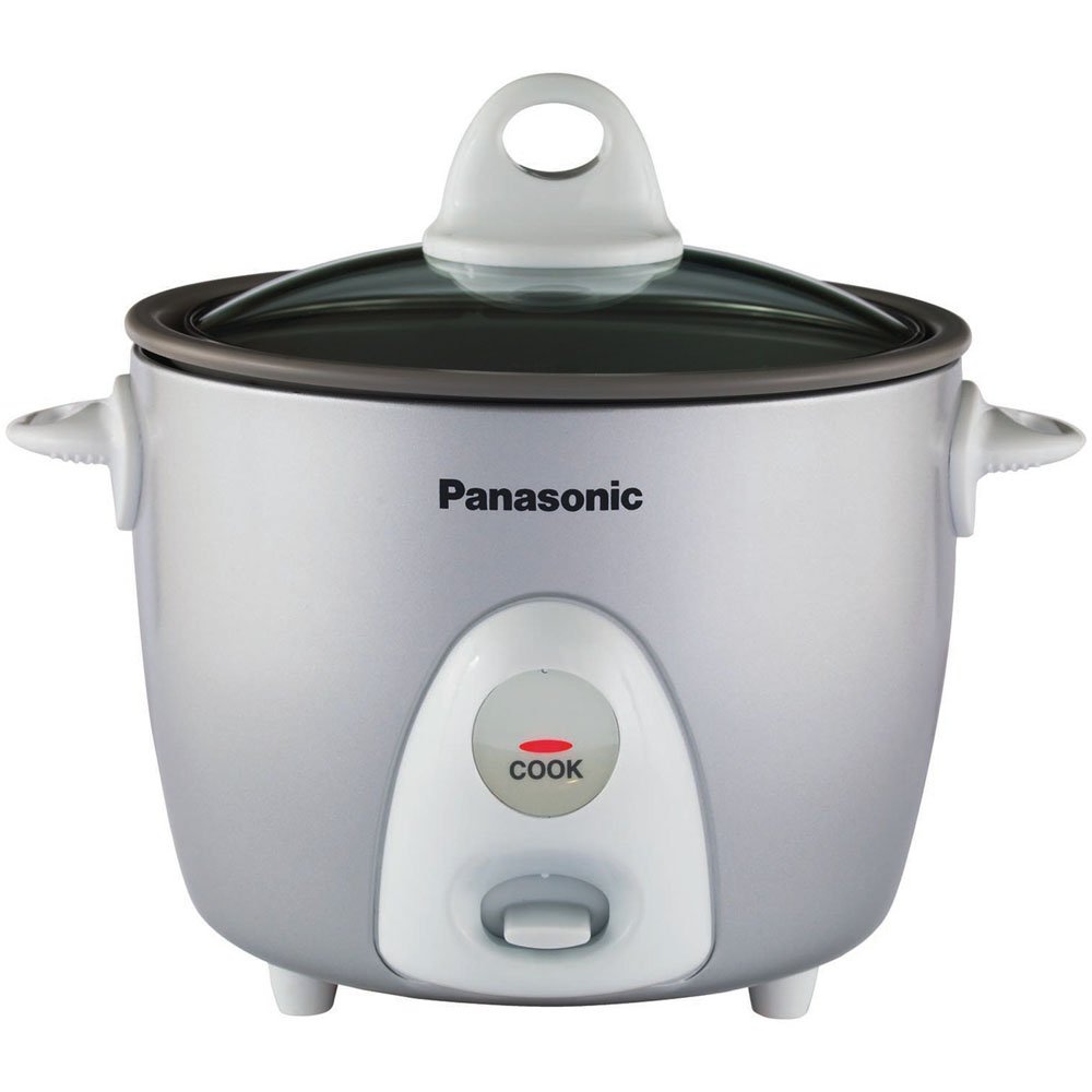 Panasonic SR-G06FG Automatic 3.3 Cup (Uncooked) Rice Cooker (Silver)