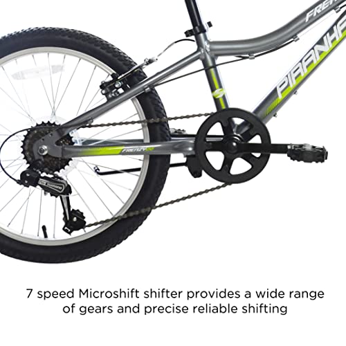 Piranha Frenzy 20 inch Kid's Bicycle, Slate Grey