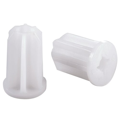 Shepherd Hardware 9069, 3/4" Caster Furniture Sockets, White