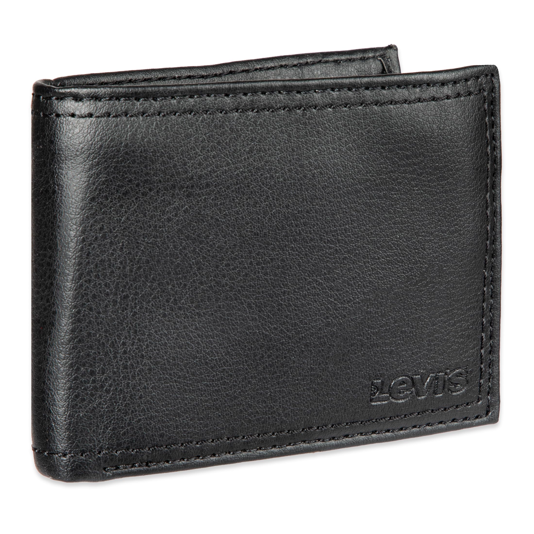 Levi's Men's RFID Traveler Wallet, Black Travel, One Size