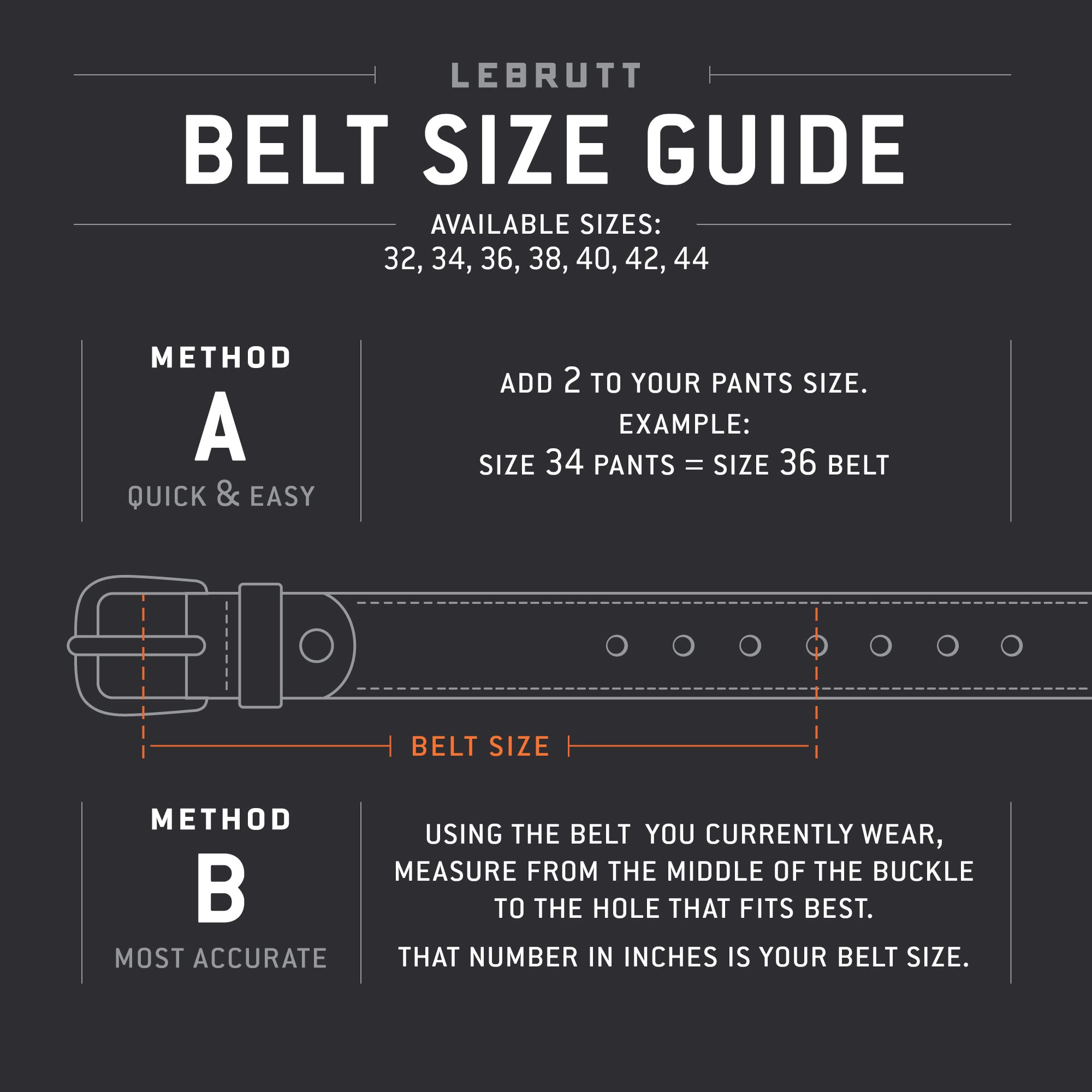 Lebrutt Genuine Men's Leather Belt, Italian Full Grain Leather, Casual Jeans Leather Belts for Men, Hand Made in Canada (34, Tan)