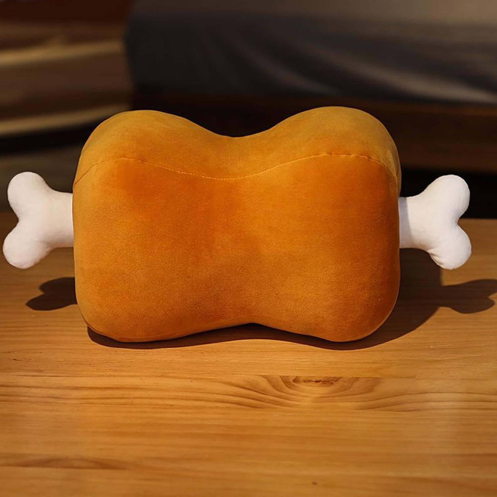 Weduspaty One Piece Plush Bone Pillow with Arm Hole Funny Meat Bone Desk Nap Pillow Stuffed Soft Throw Pillow Doll Separable Plush Pillow Doll Gift for Sleeping, Cuddle Pillow