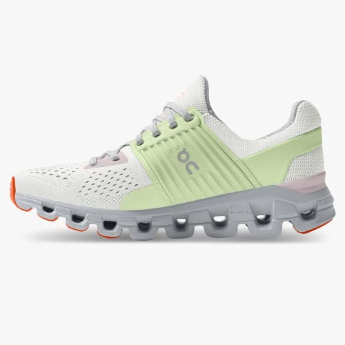 ON Women's Cloudswift Running Shoes, Ice/Oasis, 10.5