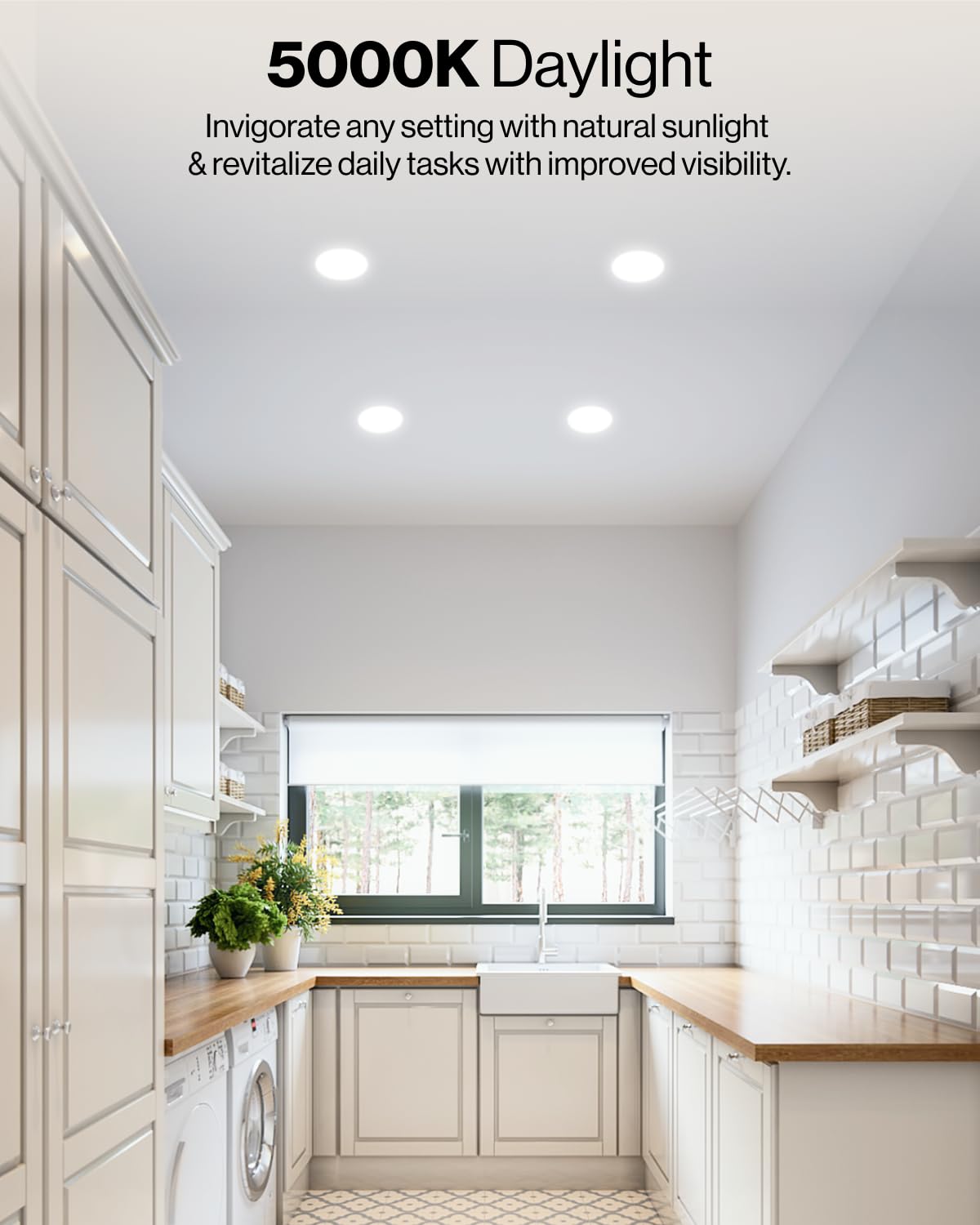 Sunco 96 Pack Retrofit LED Recessed Lighting 6 Inch, 5000K Daylight, Dimmable Can Lights, Smooth Trim, 13W=75W, 965LM, Damp Rated - UL Certified
