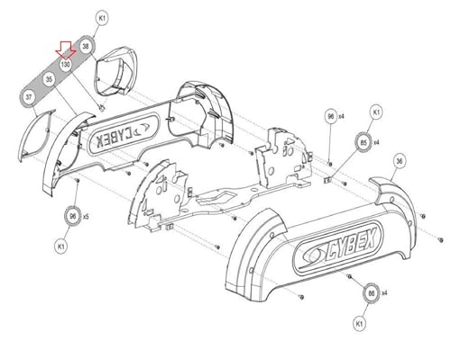Hydra Fitness Exchange Speed Clip U-Type HF009000 Works with Cybex Prestige Strength System