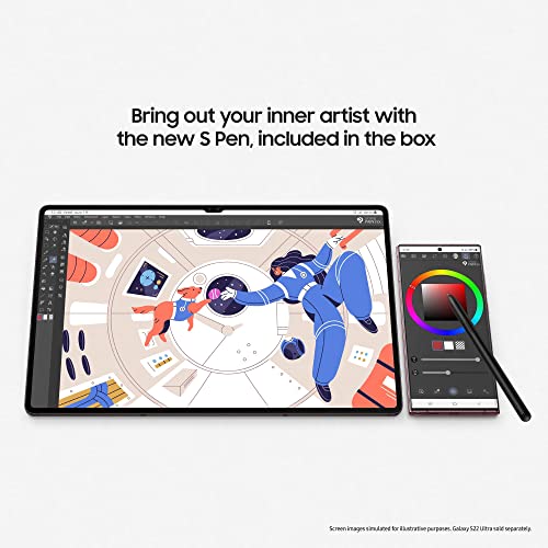 Samsung Galaxy Tab S8 Ultra | Super AMOLED, 120Hz, HDR10+ 14.6" Screen | 512GB 16GB RAM | Graphite (Renewed)