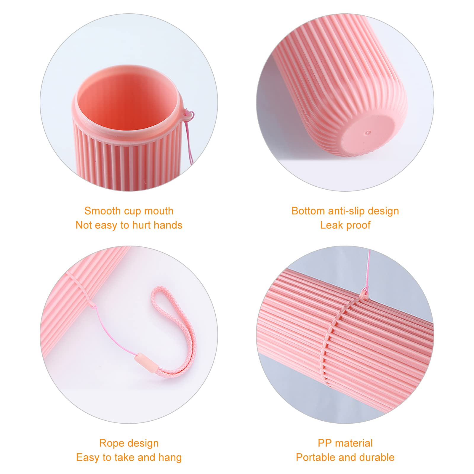 Rumtut Travel Toothbrush Case, Multifunction Toothbrush Organizer Business Wash Cup Toothbrush Holder for Travel Trips Camping