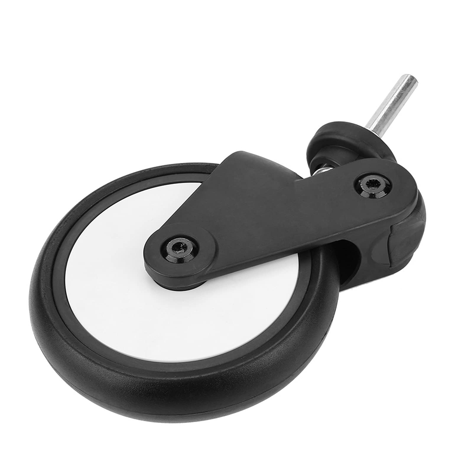 Stroller Wheels Replacement, Baby Duet Strollers Front Back Wheel 360 Degree Rotation Universal Jogger Caster Set Rubber Tire Tube Accessories Kids Carriage for Wheelchairs Rollators Walkers 1 Pair