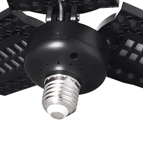 Plant Grow Light, Red and Blue Spectrum Plant Growth Lamp Plug in 80W 3 Universal Blades for Indoor Bonsai