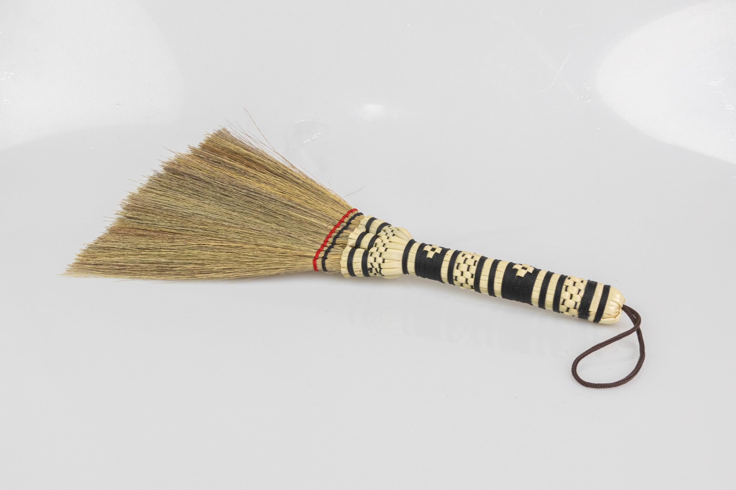 SN SKENNOVA ā Small Whisk Broom Handheld Brush Whisks Away Dust, Dirt & Debris Brush Head 9.5-11" L with Nylon Hanger for Easy Storage Perfect for Inddor Outdoor and Car