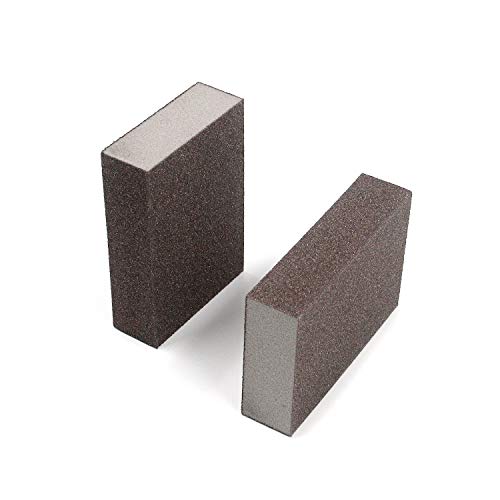 T Tulead 320-400 Grit Sanding Sponge Hand Sanding Tool Finge Grit Sandpaper Blocks Polishing Pads Pack of 6
