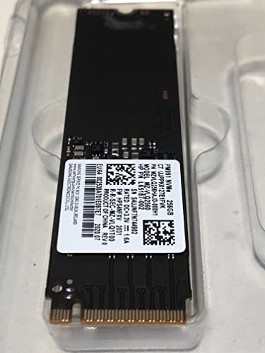 SAMSUNG PM991 (MZVLQ256HBJD) 256GB M.2 2280 PCIe NVMe Internal Solid State Drive (SSD) Bulk OEM Tray