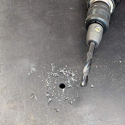 Snappy Tools Ironman 5 piece Quick Change Drill Bit Adapter Set for Metalworking, Fabrication and Installation