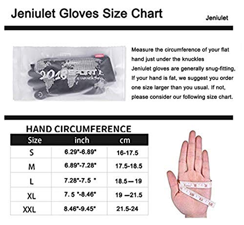 Jeniulet Waterproof Gloves -30โ Mens Winter Warm All Finger Touch Screen Gloves for Cycling and Outdoor Work