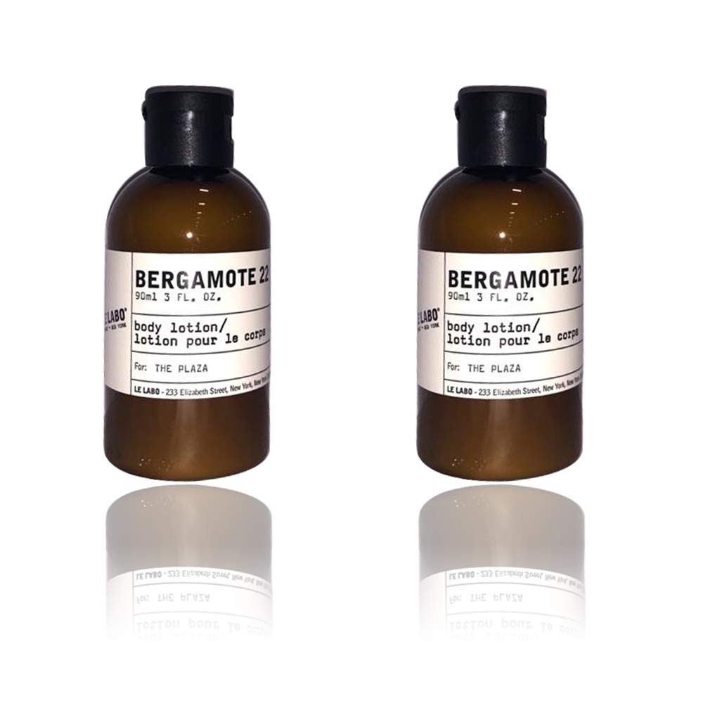Le Labo Bergamote 22 Body Lotion Moisturizer - lot of 2 each 3oz Bottles-Total of 6oz