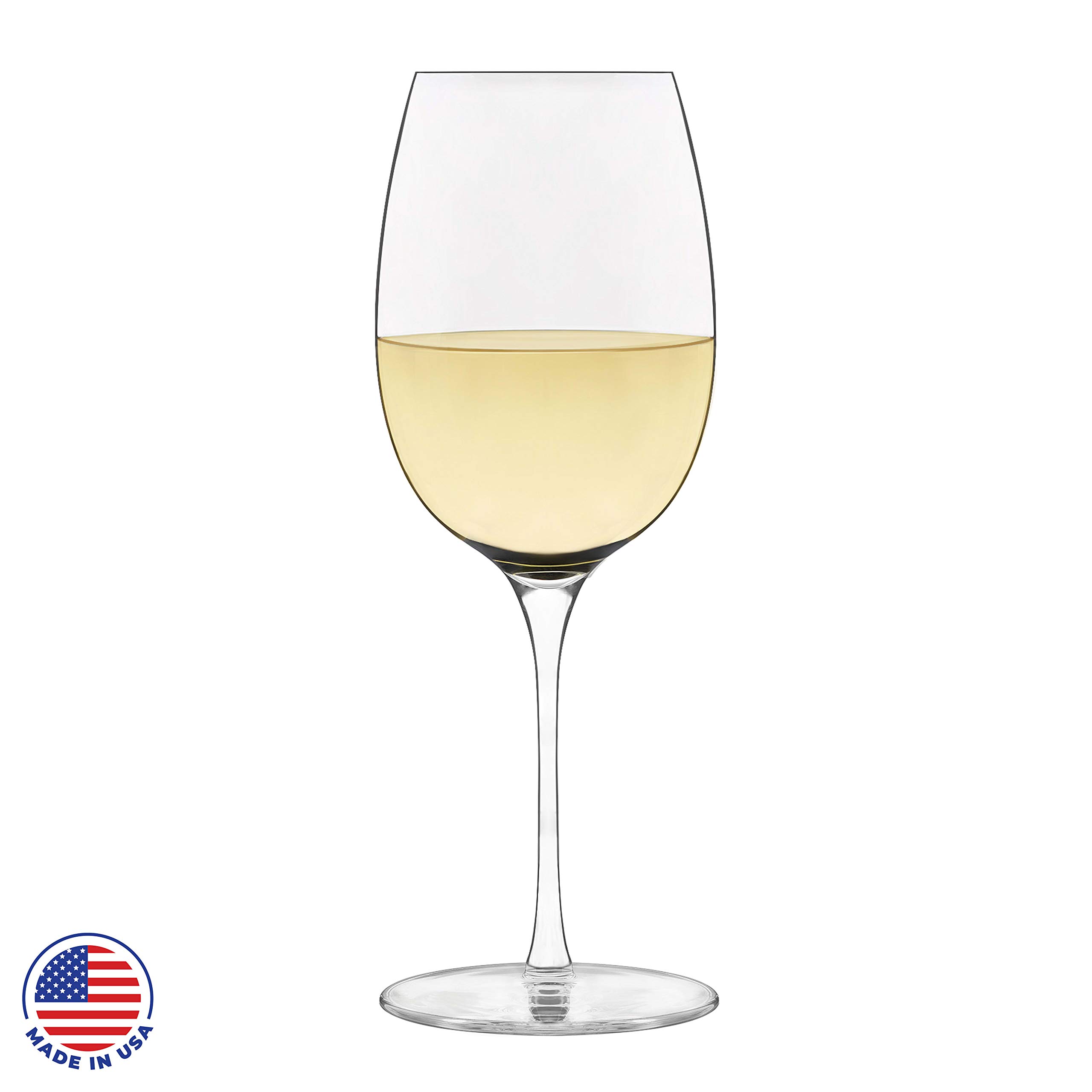 Libbey Signature Kentfield Classic White Wine Glasses, 13.25-ounce, Set of 4