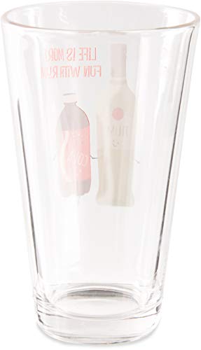 Pavilion - Life Is More Fun With Rum - Rum & Coke - 16 oz Pint Glass Tumbler