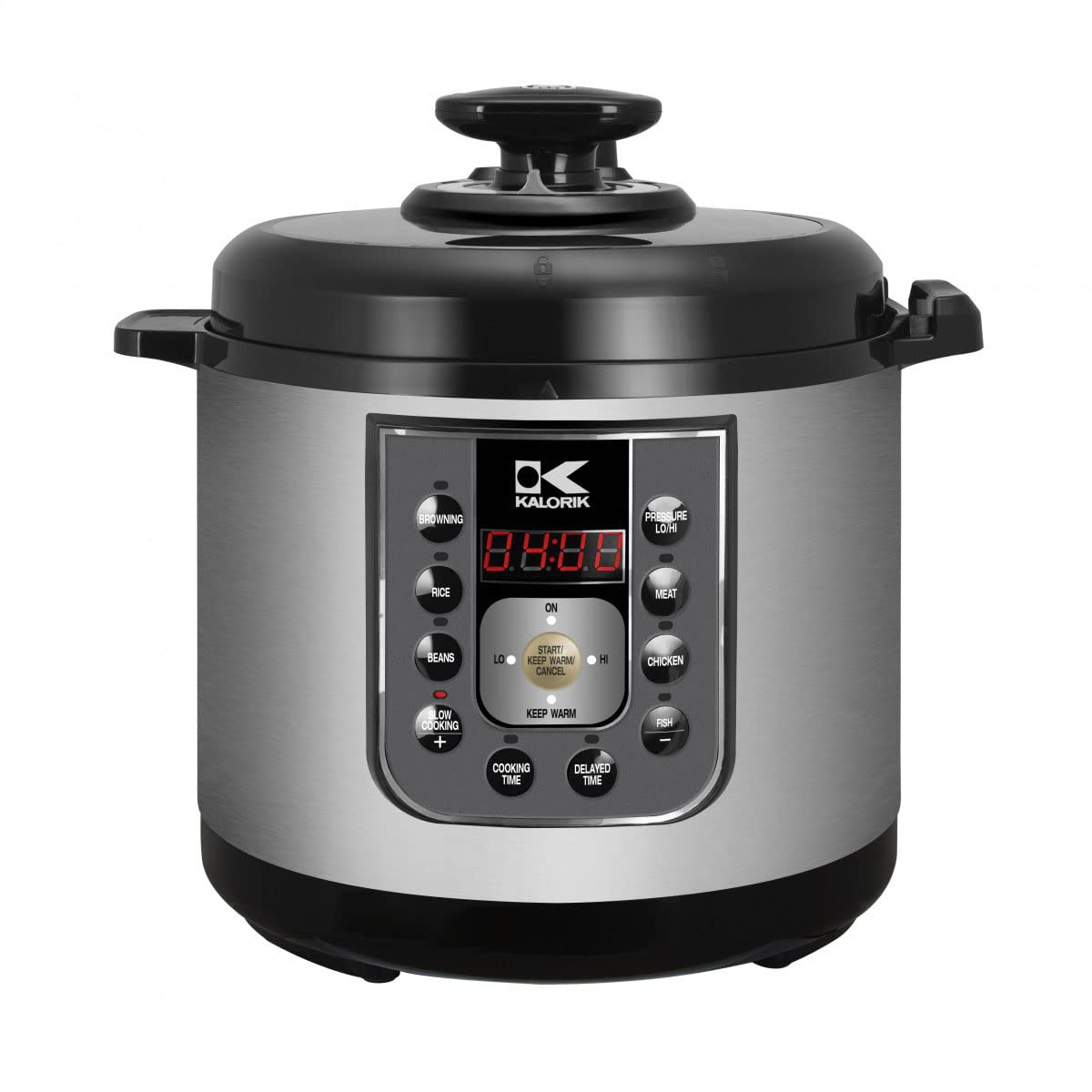 Kalorik Perfect Sear Pressure Cooker, 1 EA, Black, Stainless Steel