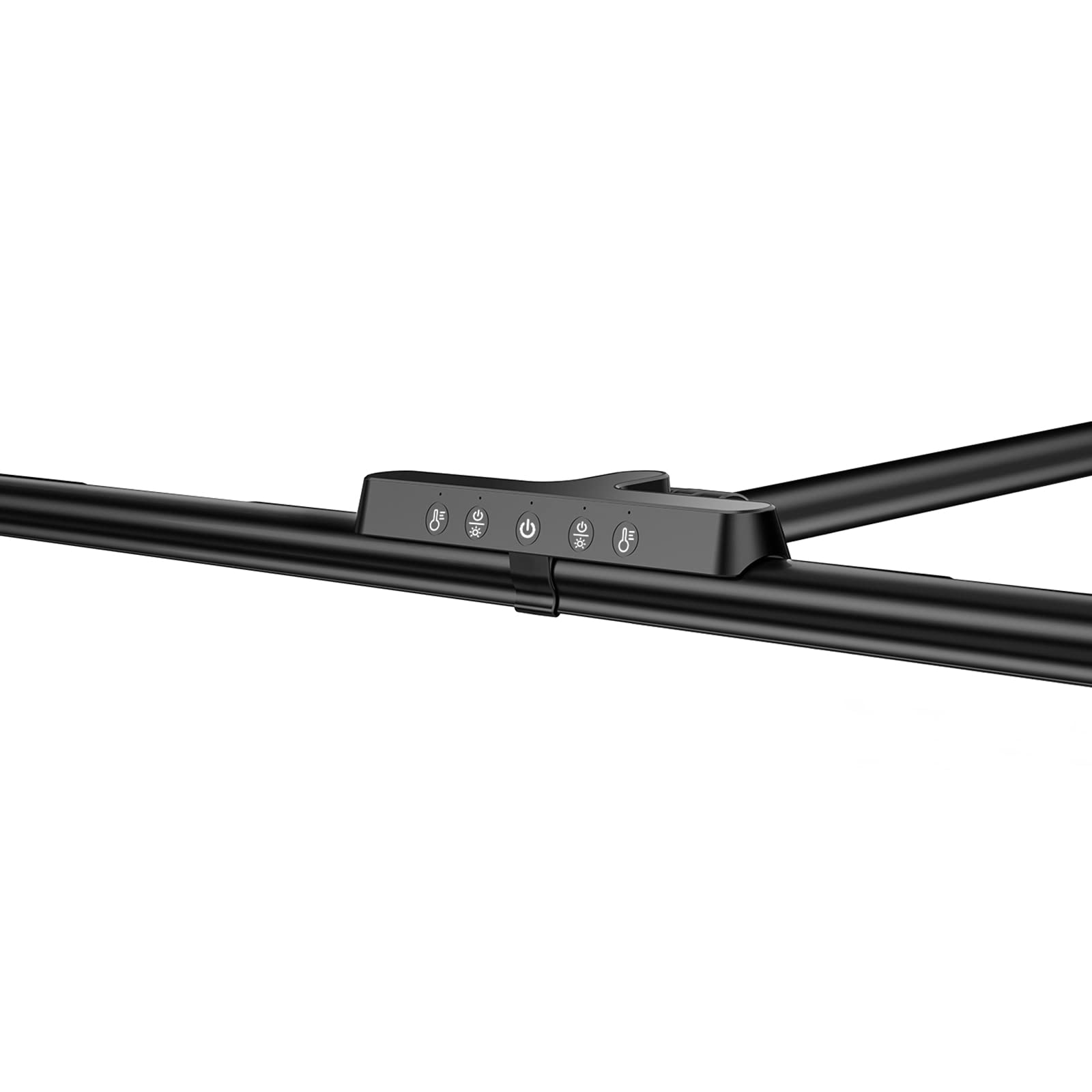 OOWOLF CRI 95 LED Task Lamp with Clamp, 24W Super Bright Desk Lamp, 168 Pcs SMD LED, Metal 32" Wide Lamp, Stepless Brightness Dimmable, Task LED Light for Home Office, Workbench, Architect, Eye-Caring