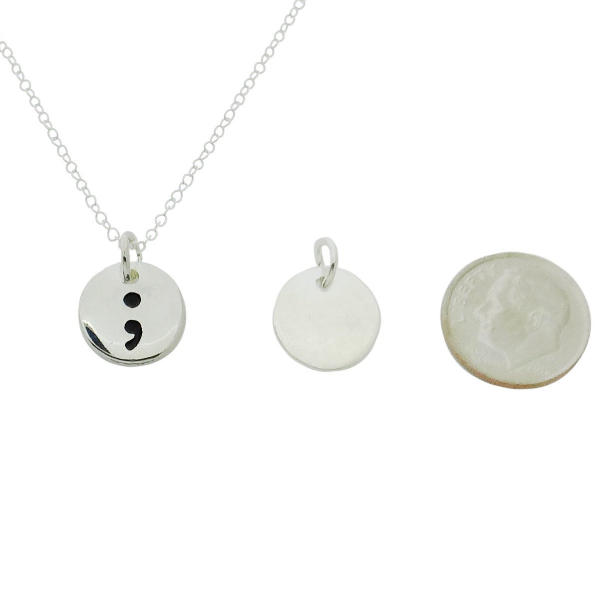 Keepsake Things Semi Colon Necklace - Depression Necklace - Suicide Prevention - Awareness Jewelry (16)
