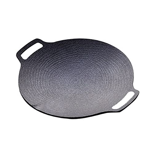 TULGIGS Aluminum Casting Camping Griddle Non-stick Coating Mini BBQ Plate (M)