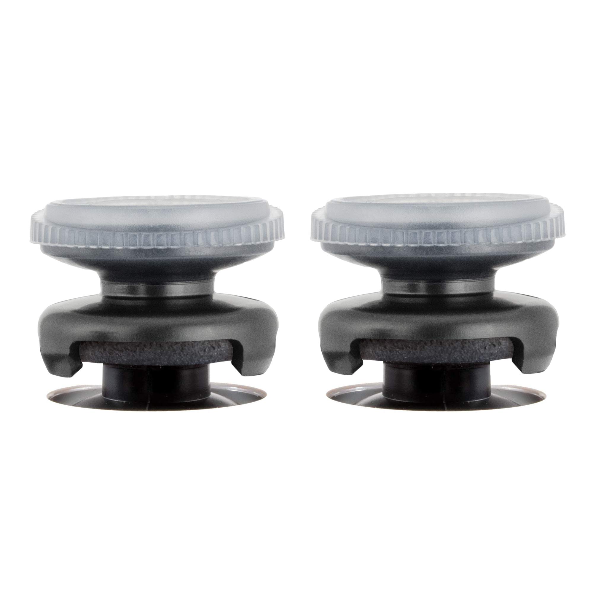 KontrolFreek Call of Duty: Modern Warfare - A.D.S. Performance Thumbsticks for PlayStation 4 (PS4) | 2 High-Rise, Concave | Transparent/Black