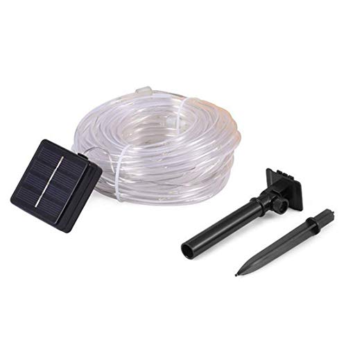 Solar String Lights Rope Lights Outdoor Waterproof 33ft 100 LEDs Holiday Christmas Decorations Fairy Lights (Y-H-GZD-CW)