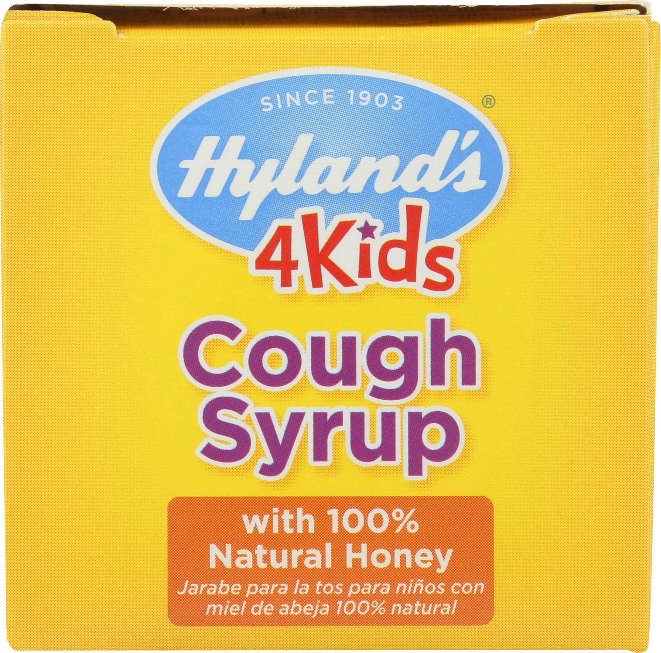 Hyland's Cough Syrup with 100% Natural Honey 4 Kids 4 oz