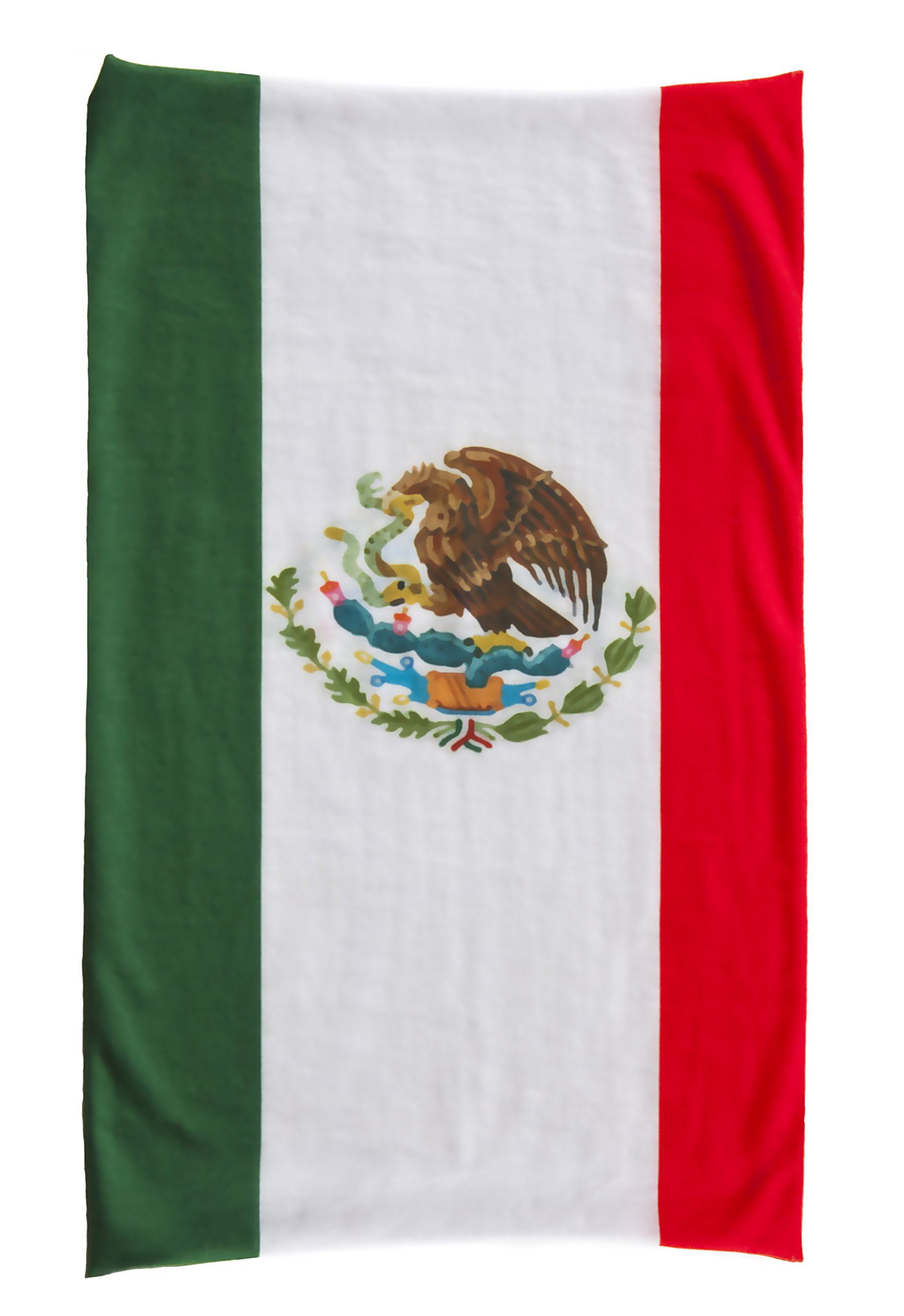 International Tie Mexico Flag Bandana β Face Mask: Soft & Breathable Material Multi-Functional Neck Gaiter, Balaclava, Sunmask or Headband