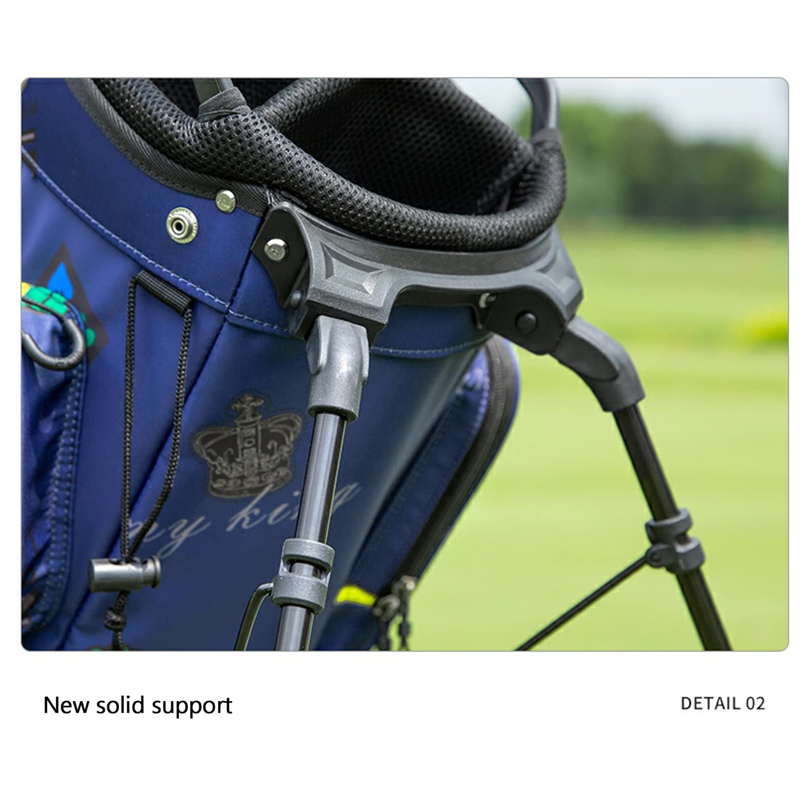 PGM Golf Bag Stand Bag - Lightweight, Water-Repellent, Portable Travel Golf Bag with Personalized Golf Club Bag