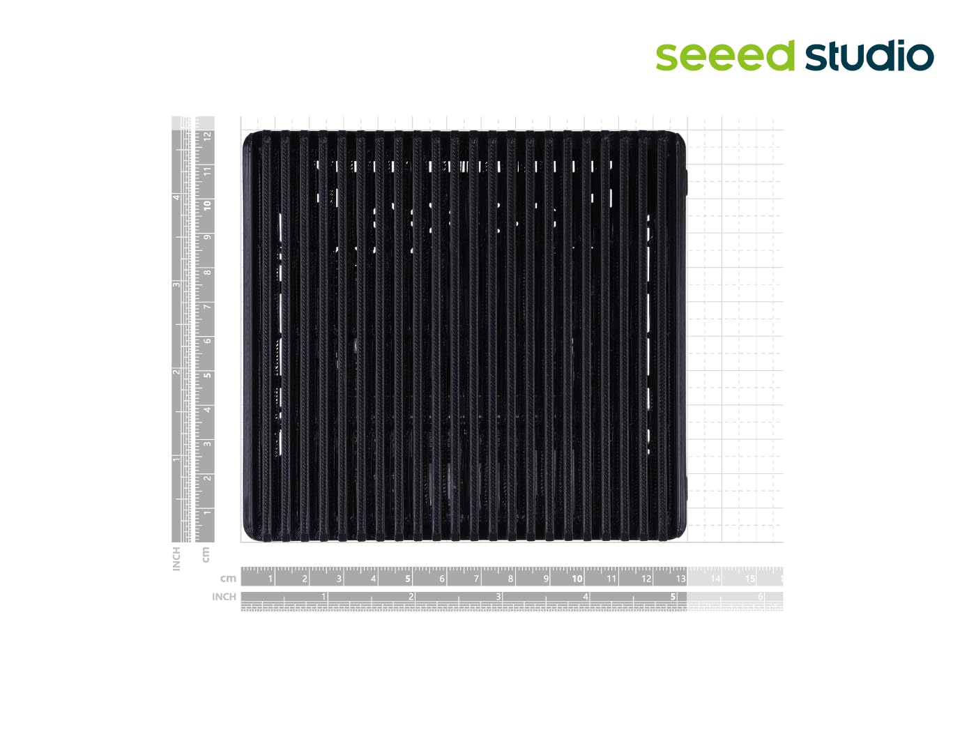 Seeed studio NVIDIA Jetson Nano Edge AI Device - reComputer J1010 Kit, Aluminium Case, Pre-Installed Jetpack System. Mini PC with 0.5 TFLOPs (FP16), Power Supply NOT Included