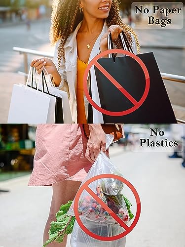 YieeTam Personalized Initial Canvas Tote Bag, Reusable Grocery Bags with Inner Pocket, Large Canvas Tote Bag for Women