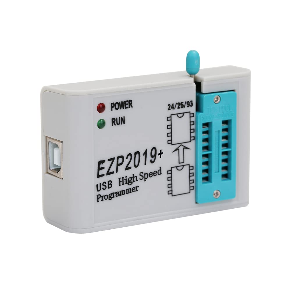 Weytoll EZP2019 High Speed USB SPI Programmer, 25 FLASH, 24/25/93 EEPROM, with 12 Sockets Adapters WIN7&WIN8