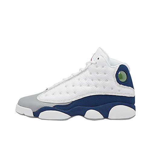 Jordan Boy's Air Jordan 13 Retro (Big Kid) White/Fire Red/French Blue/Light Steel Grey 6.5 Big Kid M