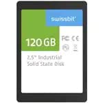 Swissbit SFSA120GQ1AA4TO-I-LB-226-STD, Solid State Drive, 120GB, 5V, 2.5β SATA SSD, X-60 MLC -40/+85C