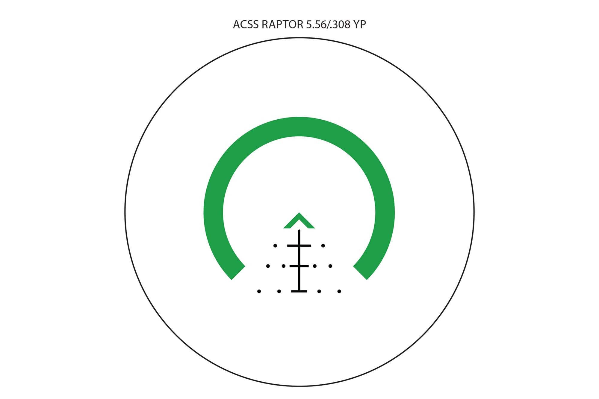 Primary Arms SLX 3X MicroPrism with Red Illuminated ACSS Raptor 5.56/.308 Reticle - Meter