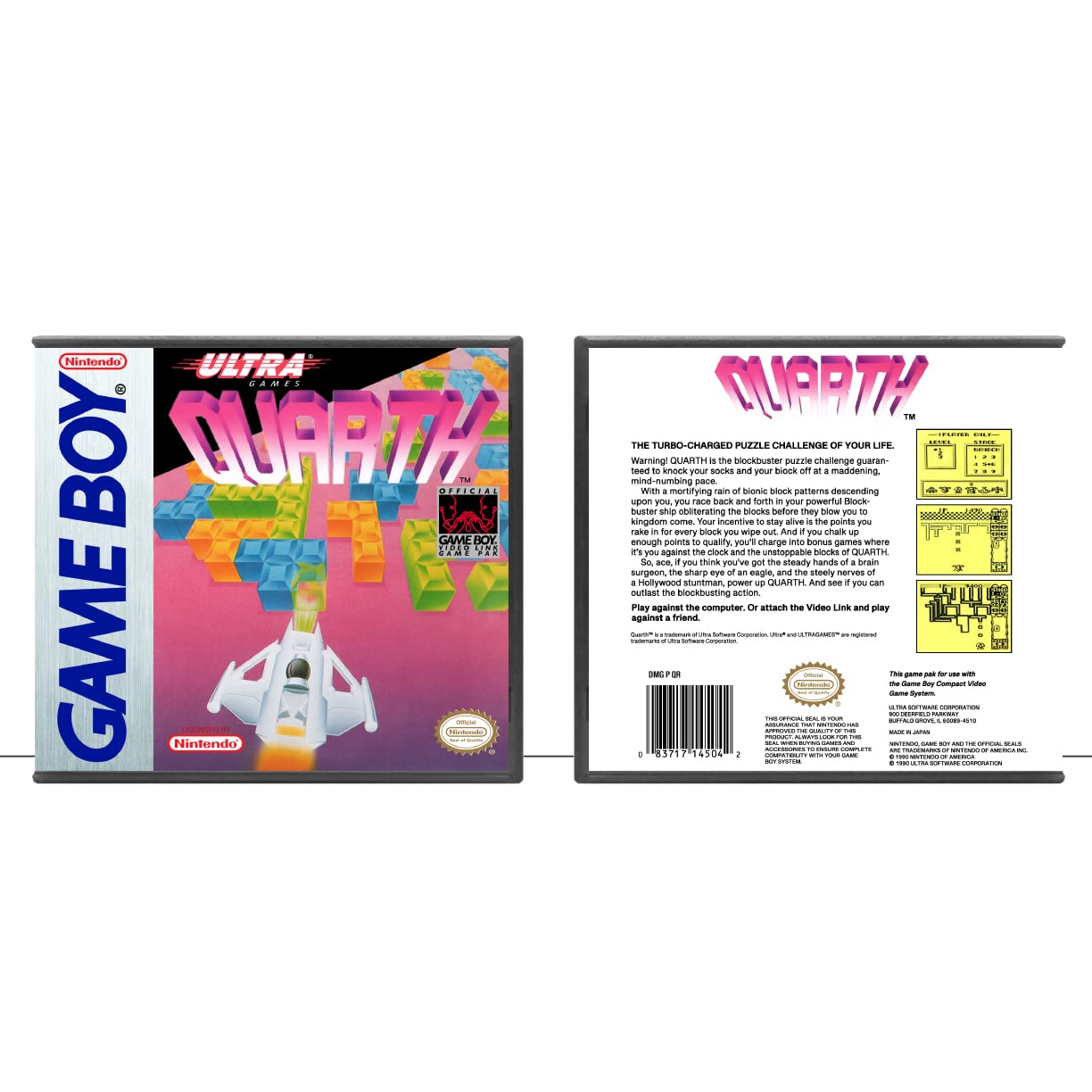 Quarth | (GB) Game Boy - Game Case Only - No Game